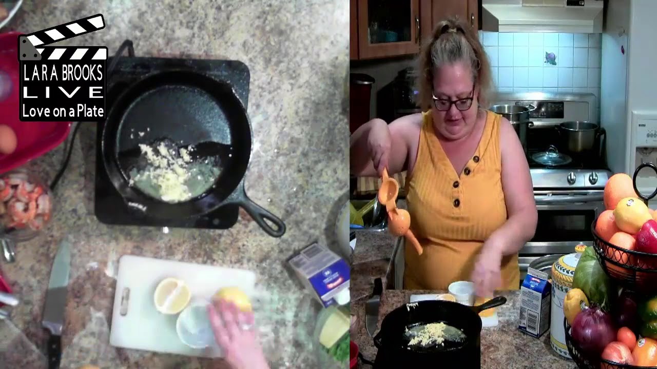 Chef Scott's Creamy Garlic Shrimp Pasta with Crispy Prosciutto - YouTube