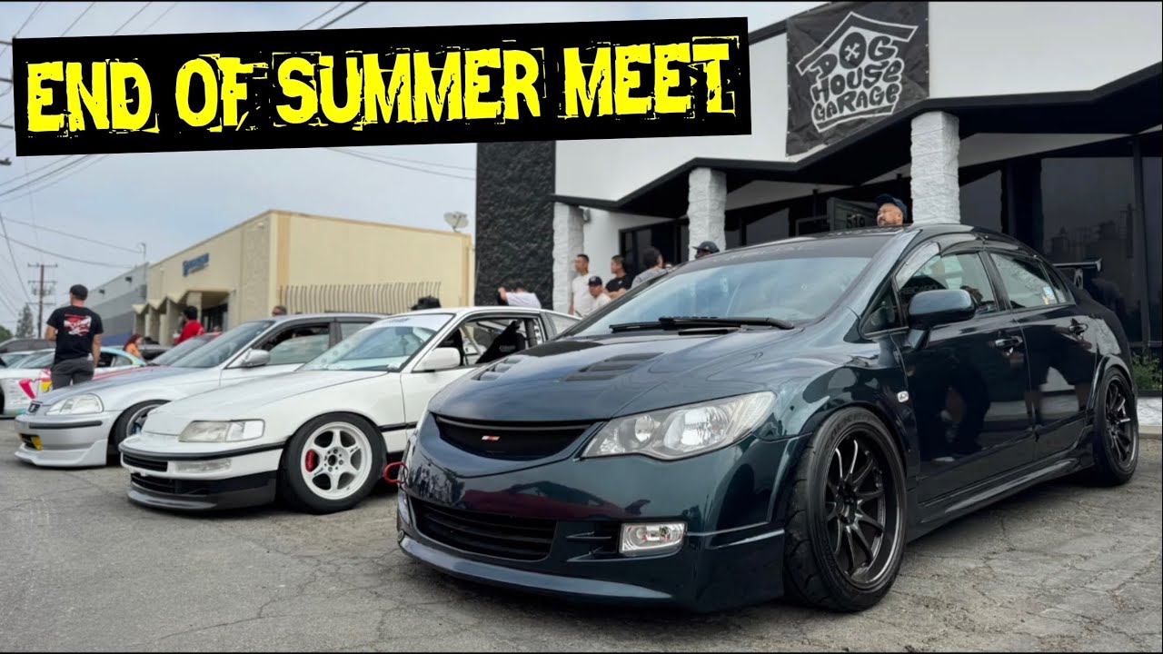 8th Gen Civics GALORE at DOGHOUSE GARAGE x FTF4EVR Meet | Golden Era ...