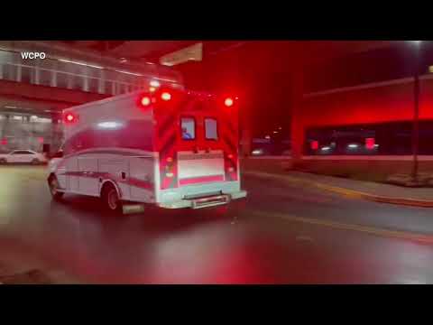 BREAKING: Bills safety Damar Hamlin arrives in ambulance after administered CPR on field