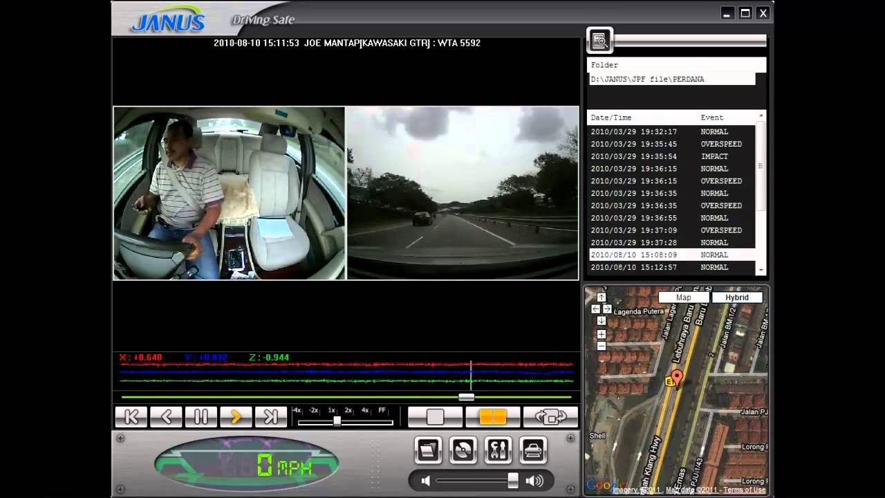 JANUS V2W Software - Video For Car - YouTube