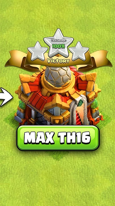 TH14 vs TH16 Max 3 Star (Clash of Clans) - YouTube