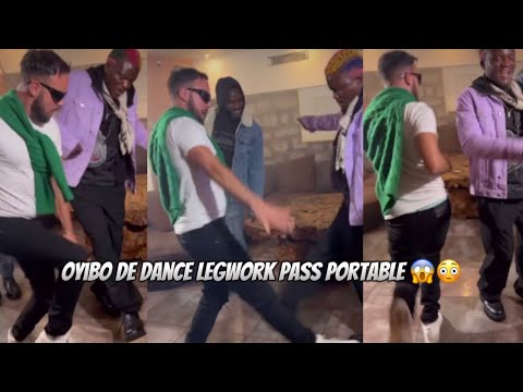 See how this Oyibo man Beat PORTABLE zazo in Aza man Legwork dance 😱😳 ...