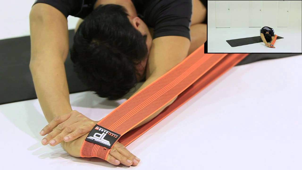 10 Lateral back stretch FlexiBands - YouTube