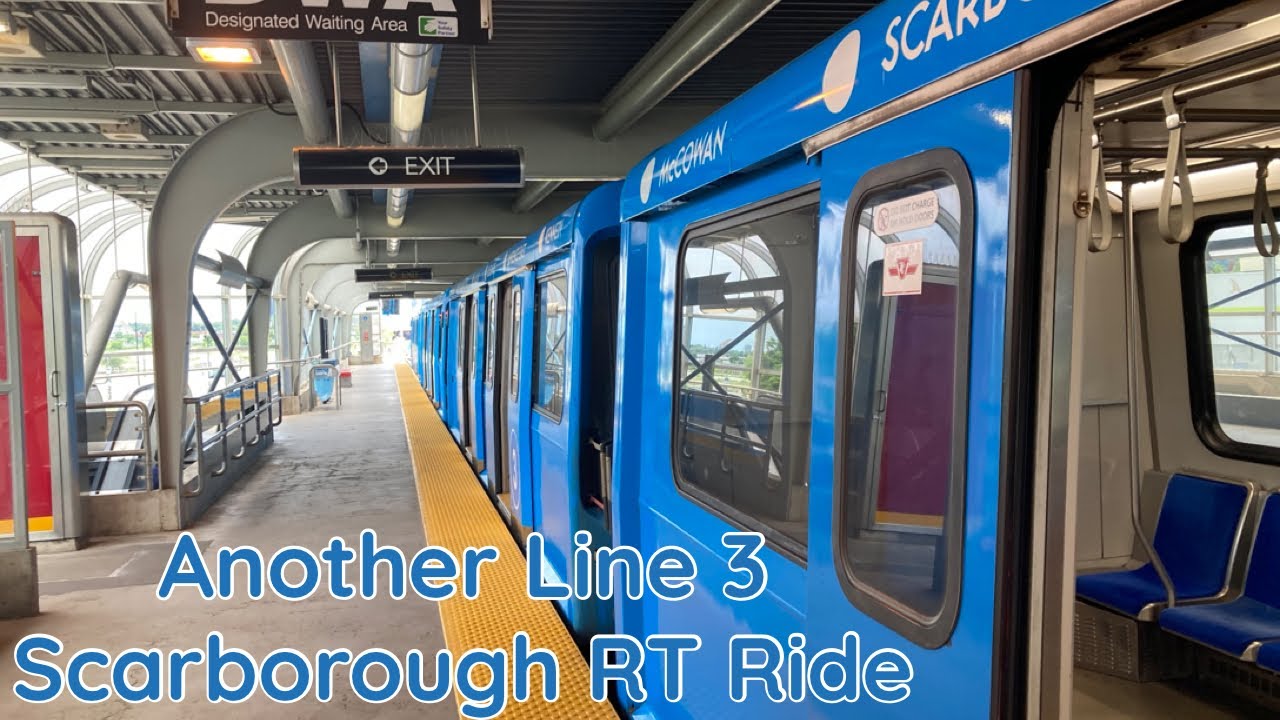 Toronto TTC Line 3 Scarborough RT Ride - Full Route from McCowan to ...