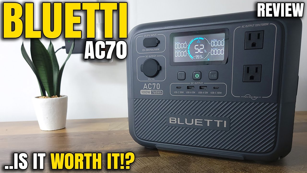 My Honest Review | Bluetti AC70 Portable Power Station Review - YouTube