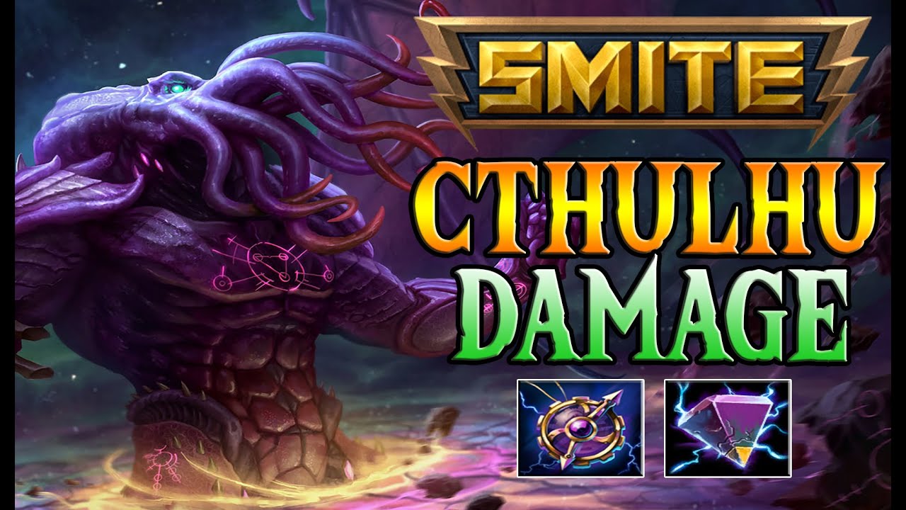 SMITE | CTHULHU FULL DAMAGE | BASTANTE GRANDE EL DIOS - YouTube
