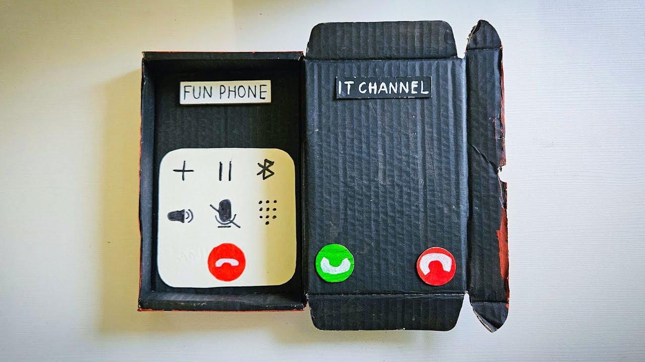 2 in 1 Samsung Galaxy 25 and iPhone 16 incoming call cardboard box ...