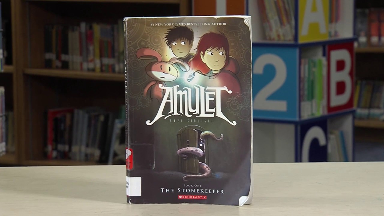 Homework Hotline Book Review: Amulet - The Stone Keeper - YouTube
