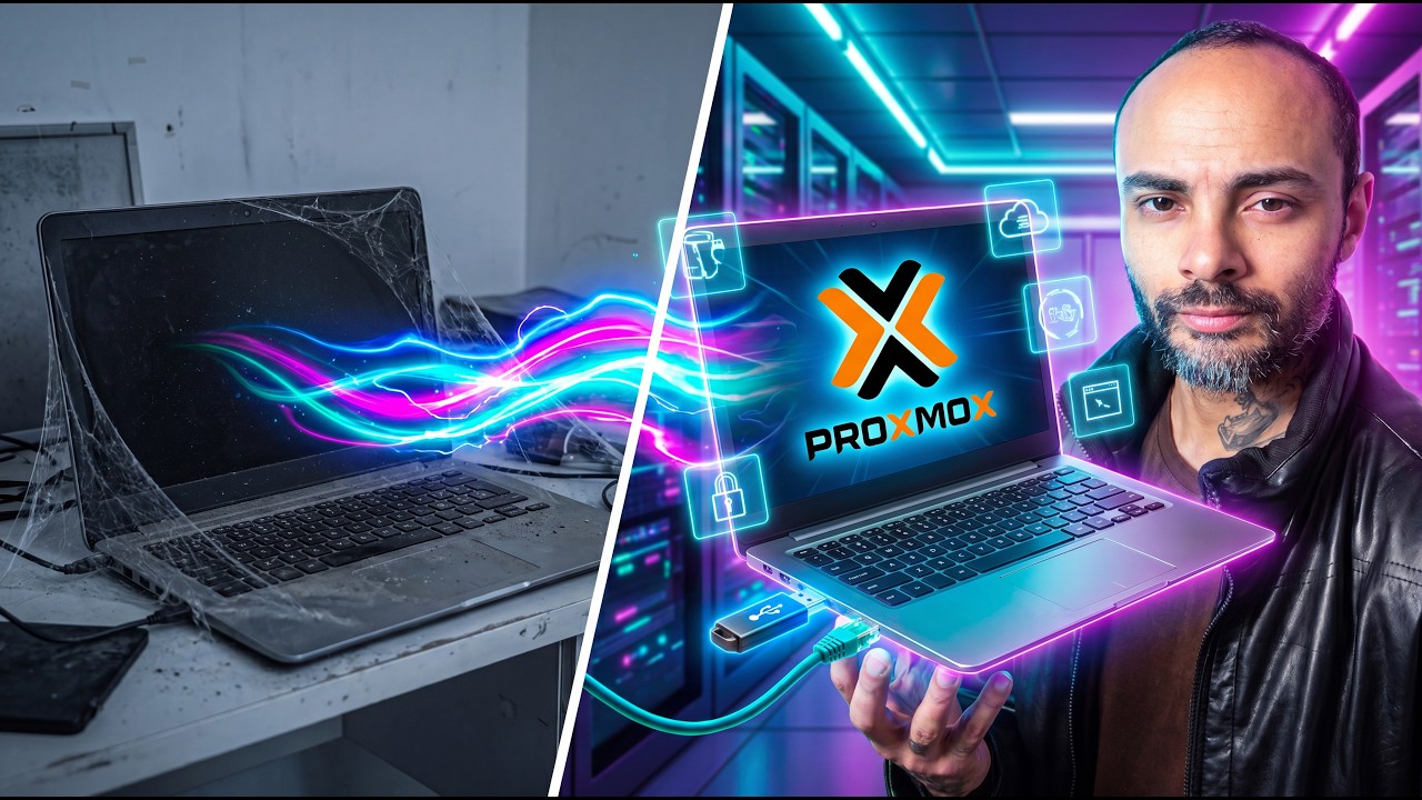 Como Criar Um Servidor Caseiro Com Notebook ou PC Velho | Como instalar ...