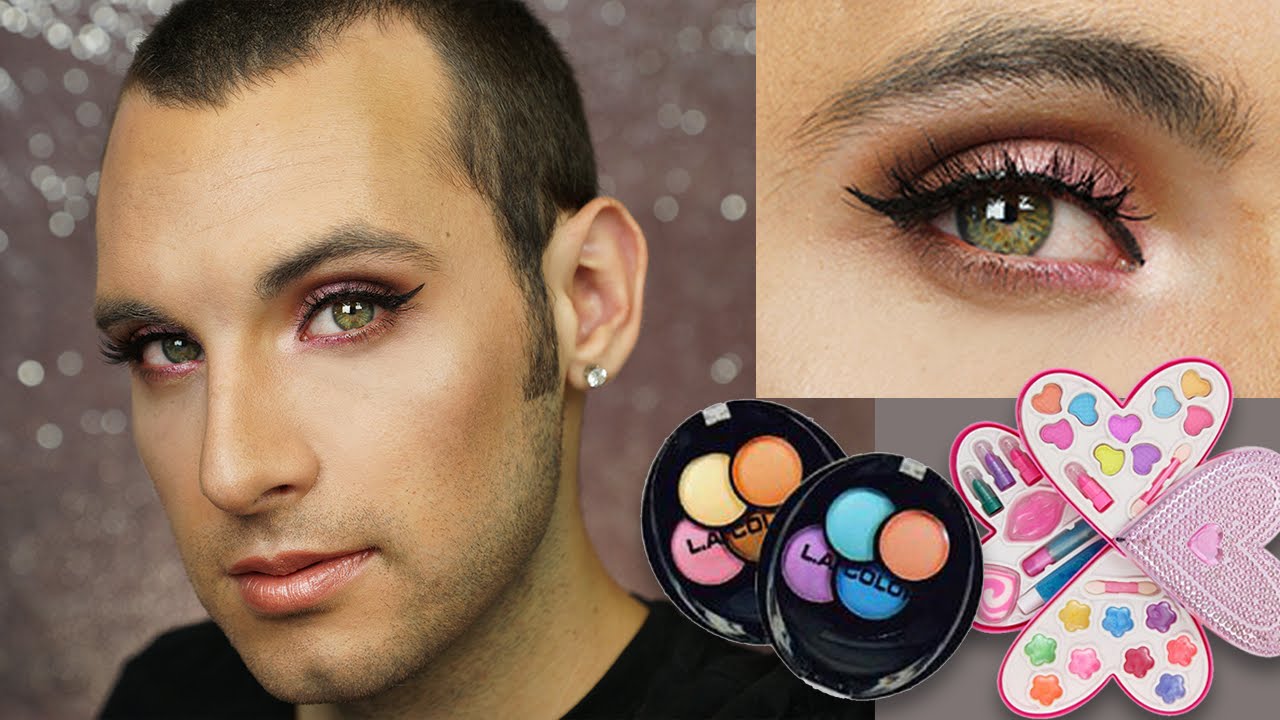 Whole Face in 'KIDS' MAKEUP Challenge | From the Dollar Store ...