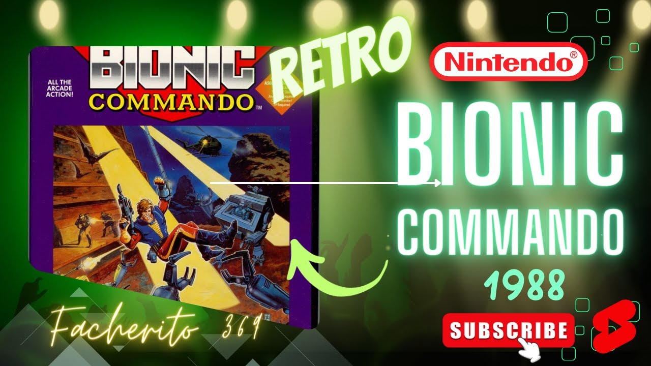 🤖GAMEPLAY DEL VIDEO JUEGO RETRO BIONIC COMMANDO DEL AÑO 1988. - YouTube