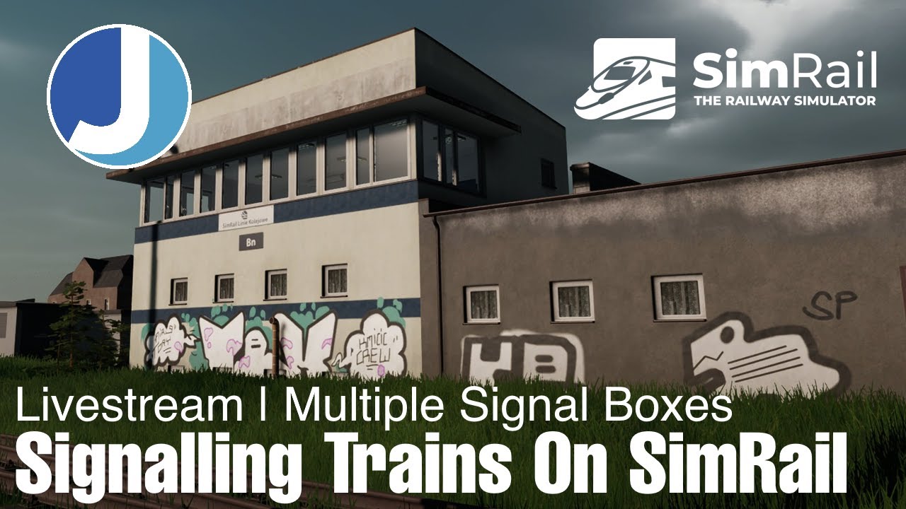SimRail | Early Access | Signalling Some Trains | Multiple Signal Boxes ...