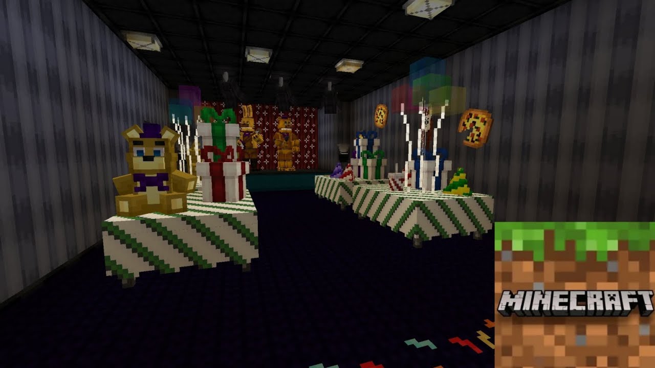 MY FREDBEAR'S FAMILY DINER MAP IN MINECRAFT - YouTube