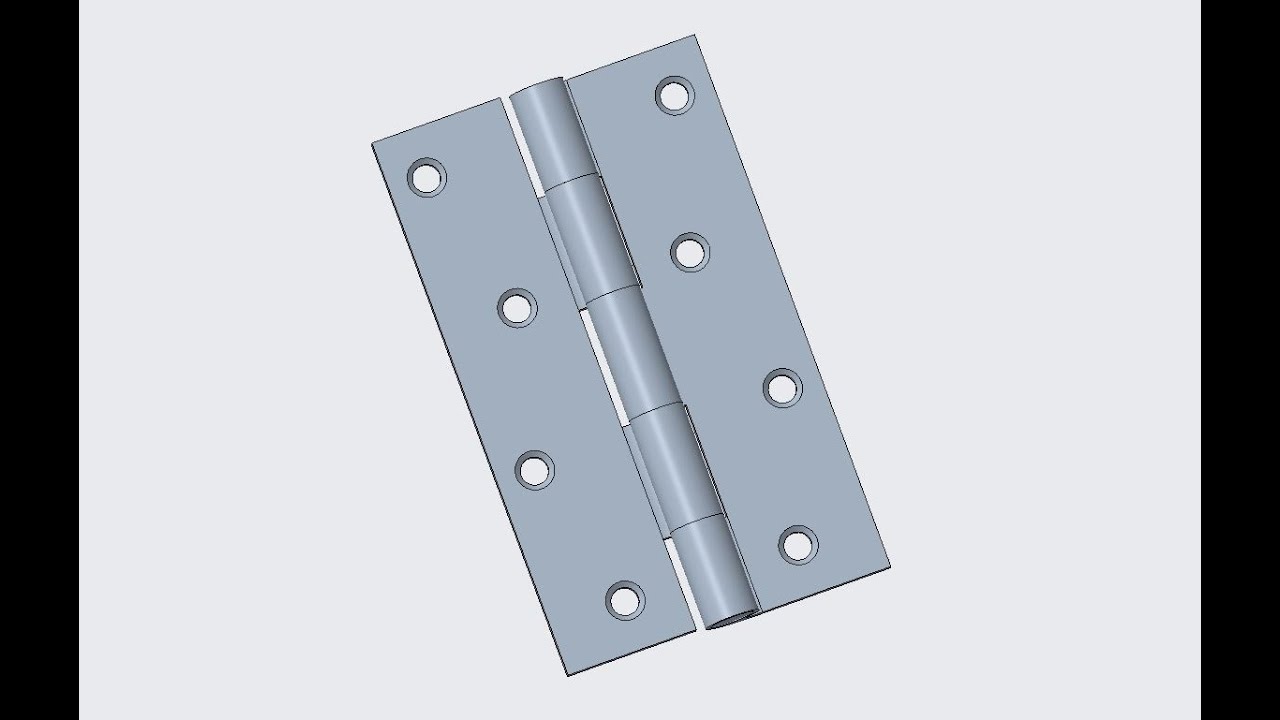 HINGE ASSEMBLY IN CREO 7 0 - YouTube