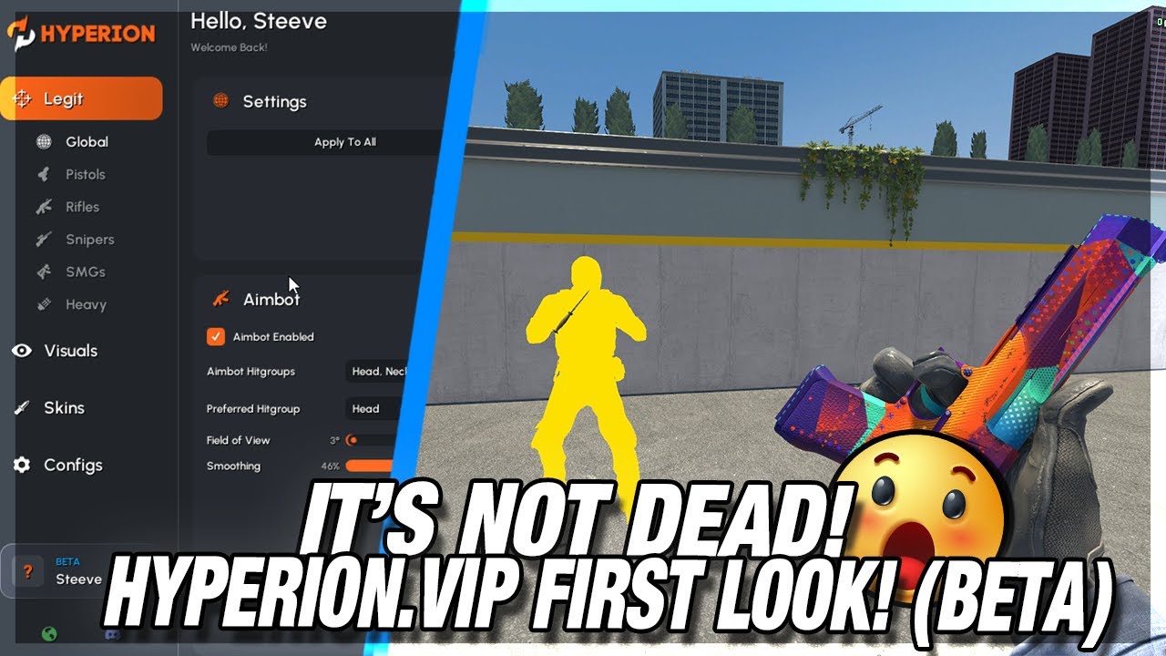 A FIRST LOOK AT HYPERION.VIP! | CS:2 Hacking - YouTube