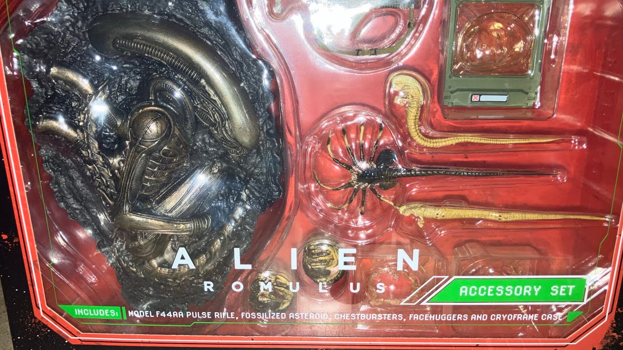 NECA ALIEN ROMULUS ACCESSORY SET REVIEW. - YouTube