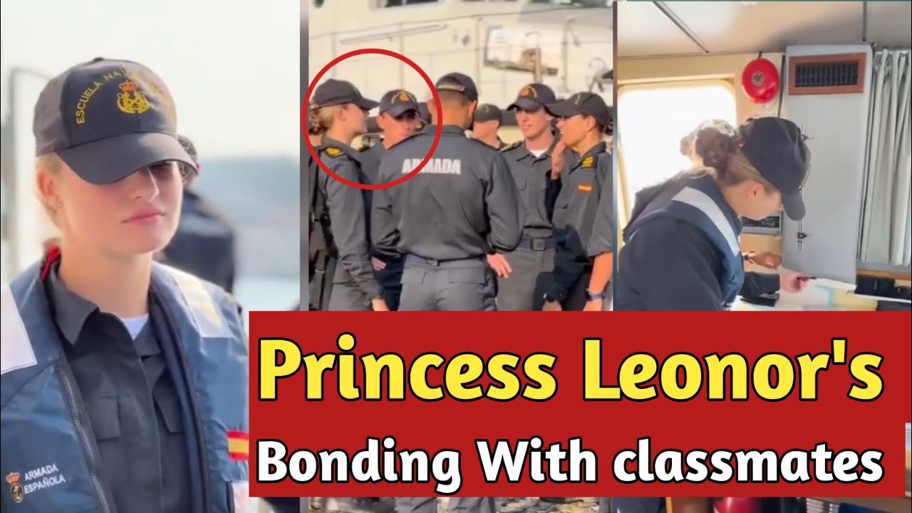 Princess Leonor enjoy first sea trip with classmates in navy uniform ...