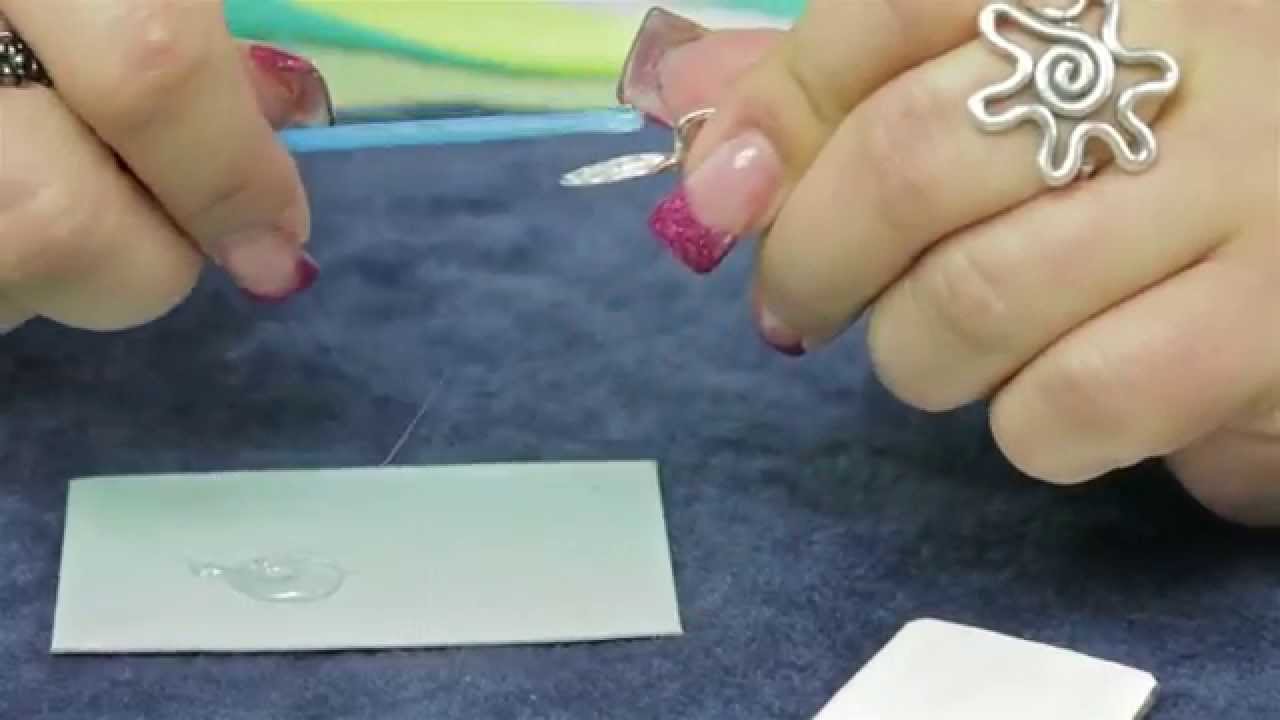 Using Silver Plated Glue-on Bails, Large - YouTube