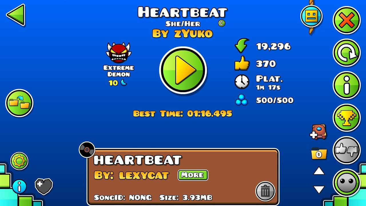 [2ND EXTREME CALLED HEARTBEAT] Heartbeat by zYuko 100% (GD 2.2) - YouTube