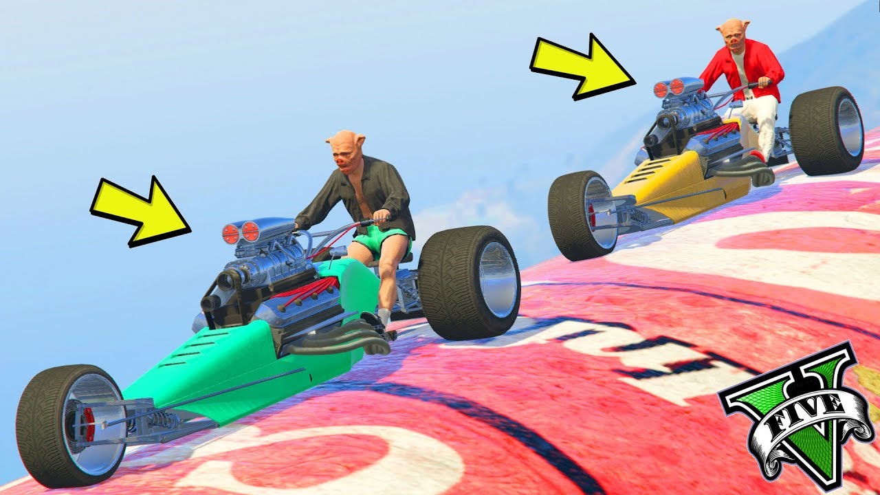 GTA 5 ONLINE 🐷 RAMPANT ROCKET PARKOUR !!! 🐷 GARE PARKOUR 🐷N*524🐷 GTA 5 ...