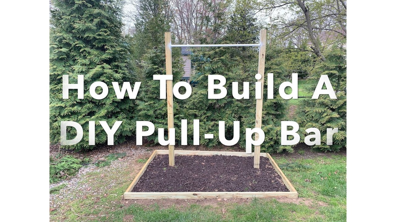 DIY How to build an Outdoor Pull-up / Chin-up Bar - YouTube