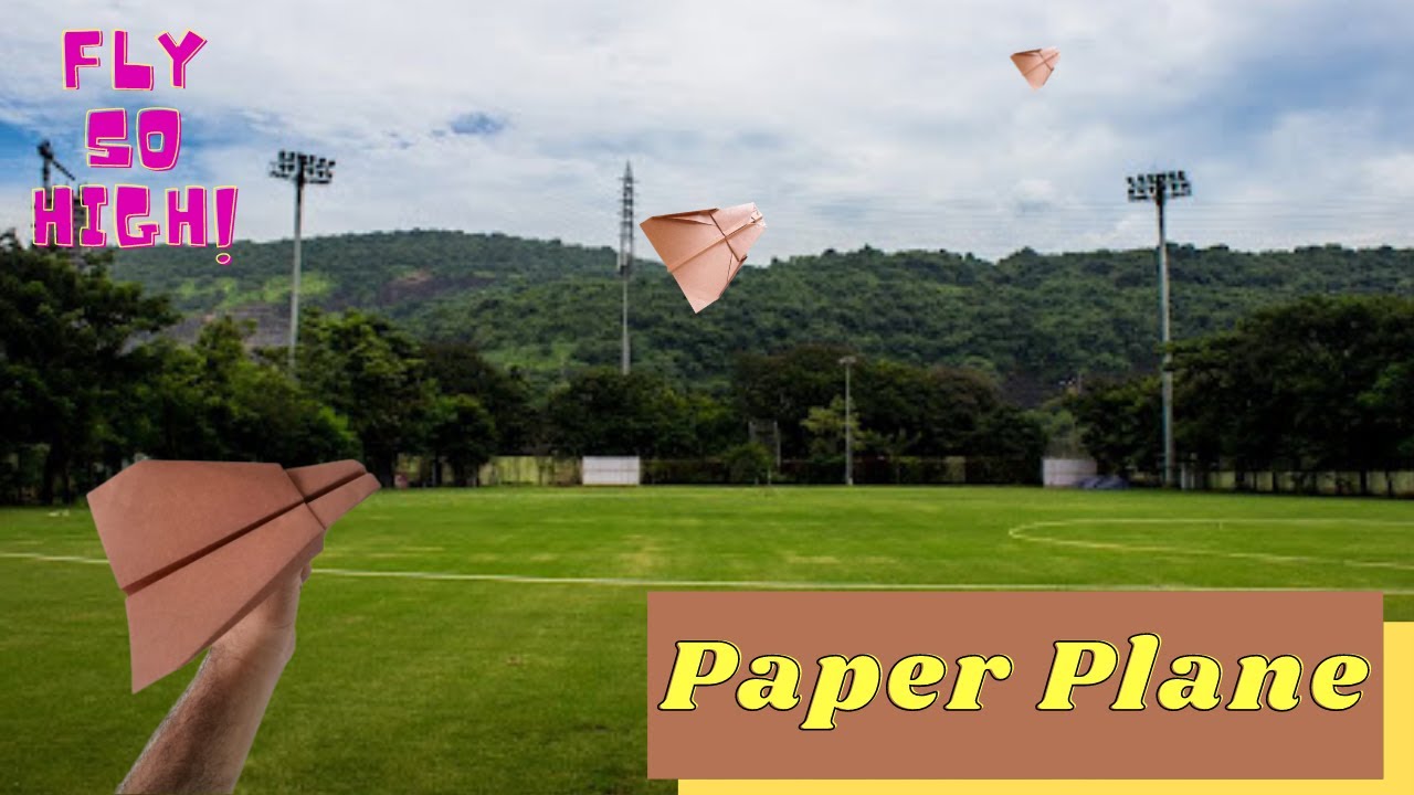 glider paper plane | fly so high | paper plane | Made Of Paper - YouTube