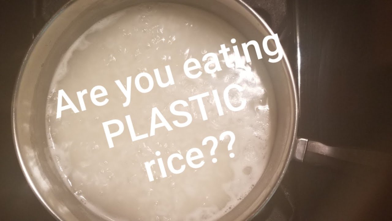 How to identify plastic rice. The Test is in... - YouTube