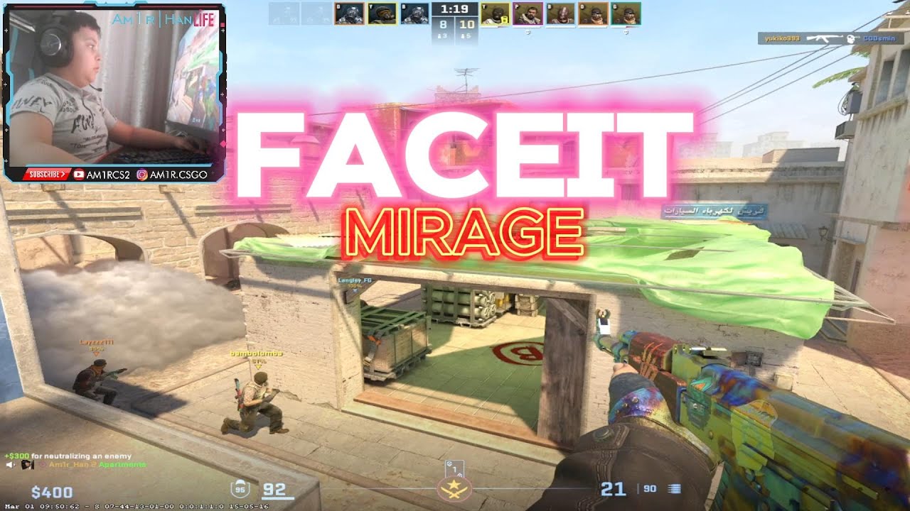 8 YEARS OLD | FACEIT CS2 - MIRAGE 08.03.2024 | Am1r|Han | PRO PLAYER # ...