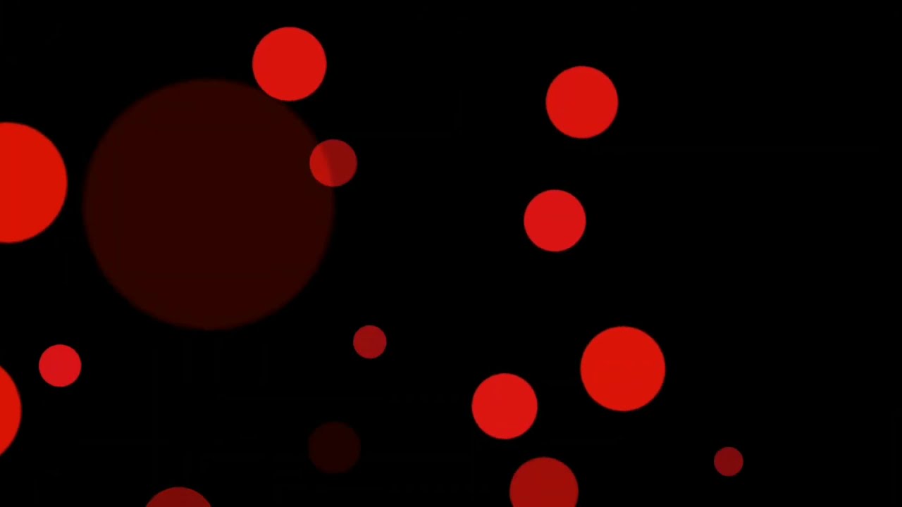 Red Bubble Effect Video Background Black Screen Template - YouTube