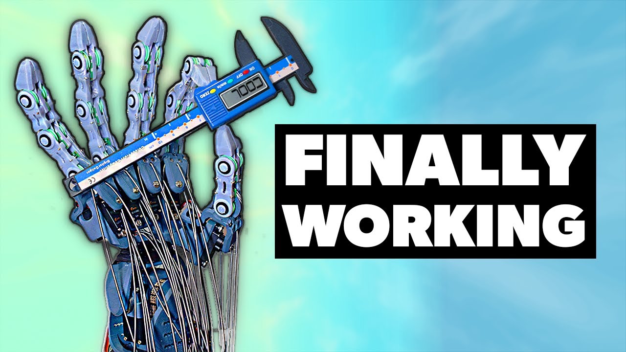 Testing and Benchmarking my Bionic Hand - Biomimetic Bionic Hand - YouTube