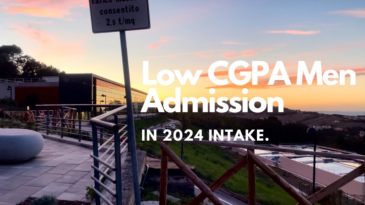 2024 intake admission Italy | For Low CGPA students - YouTube