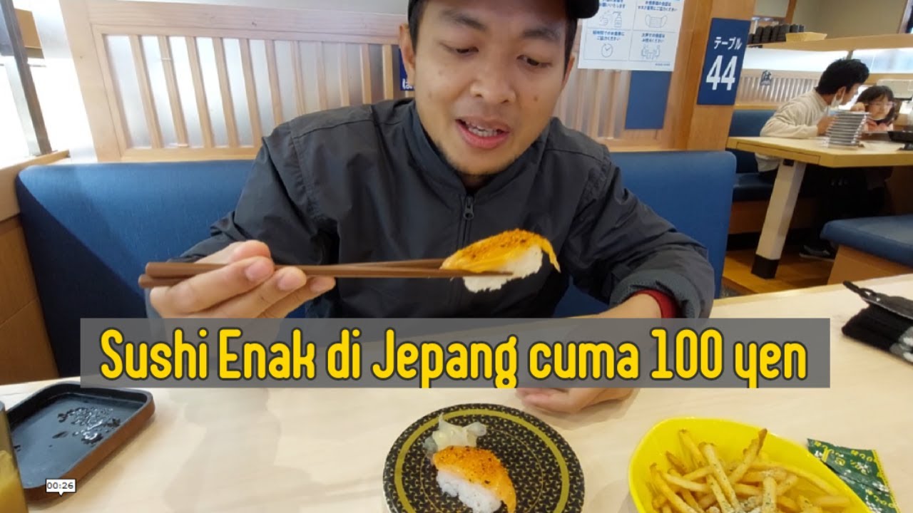 Makan Sushi 100 yen di Hamazushi Kanazawa - Jepang, Semua Dilayani oleh ...