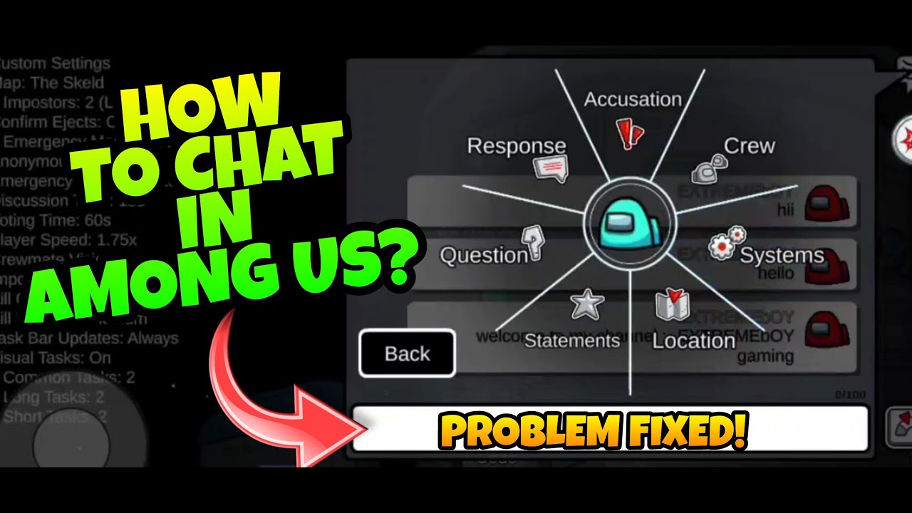 ARE YOU NOT ABLE TO CHAT IN AMONG US?😵 | PROBLEM FIXED AFTER NEW UPDATE ...