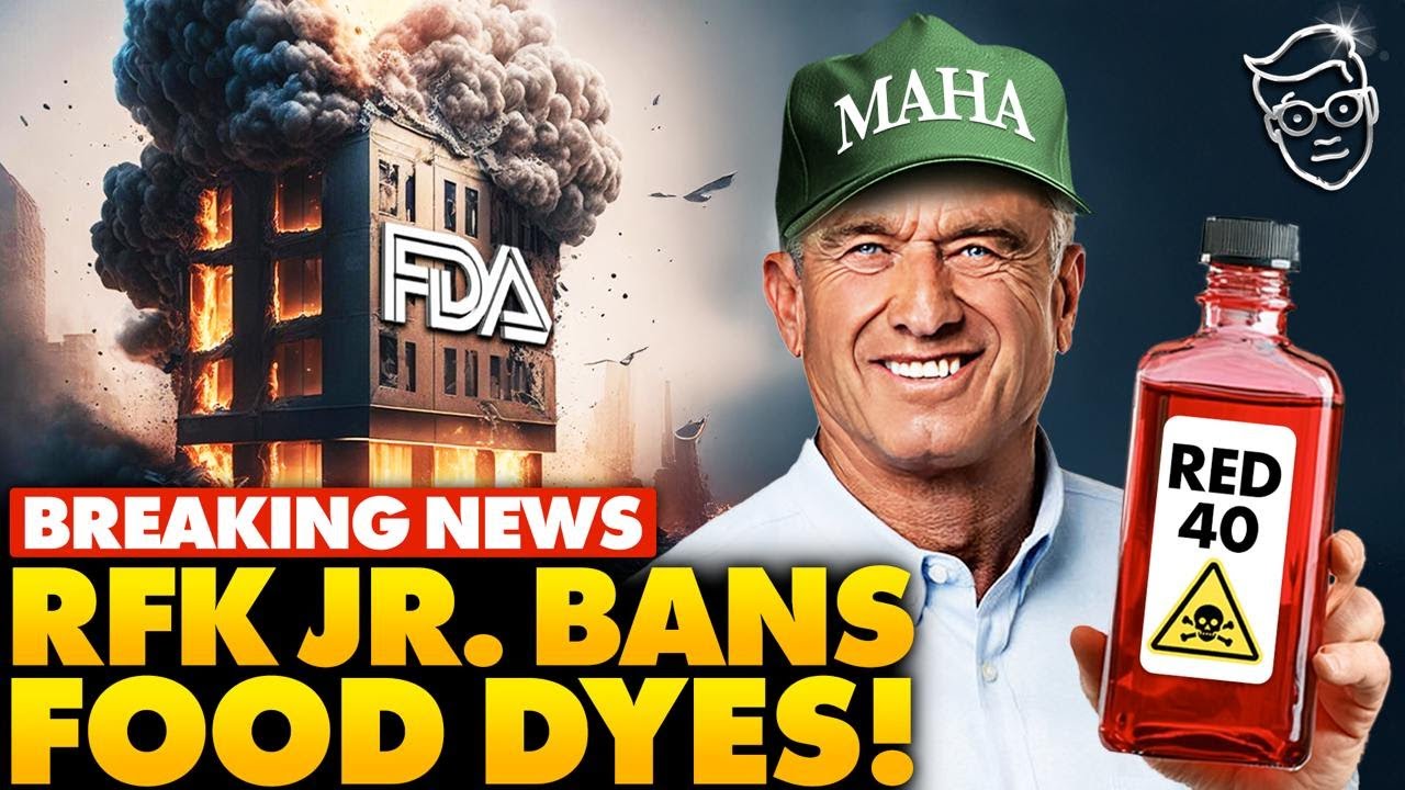 🚨RFK Jr Announces BAN on Food Dyes in U.S. by FDA | 'Make America ...