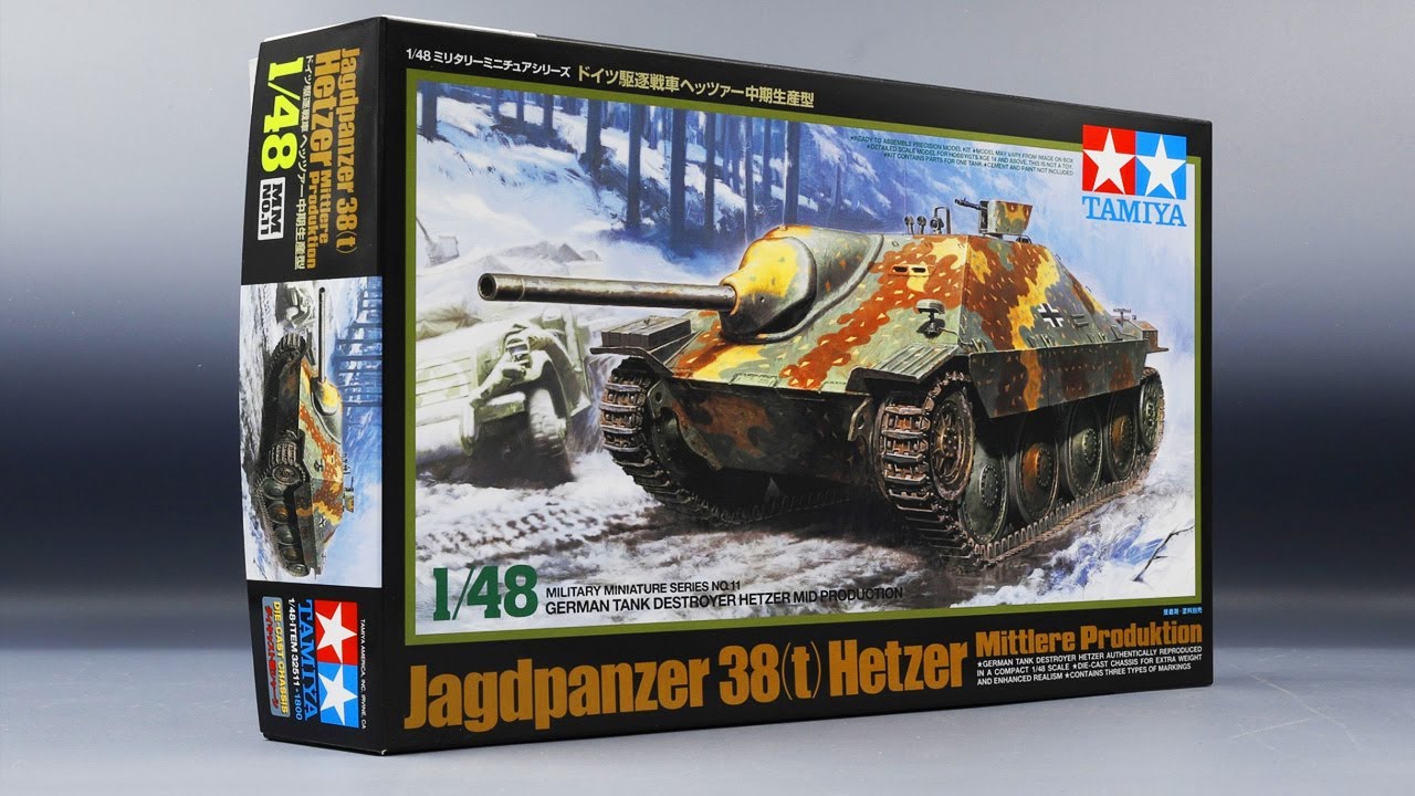 Огляд Jagdpanzer 38 (t) Hetzer Mittlere Produktion Tamiya 32511 1:48 ...