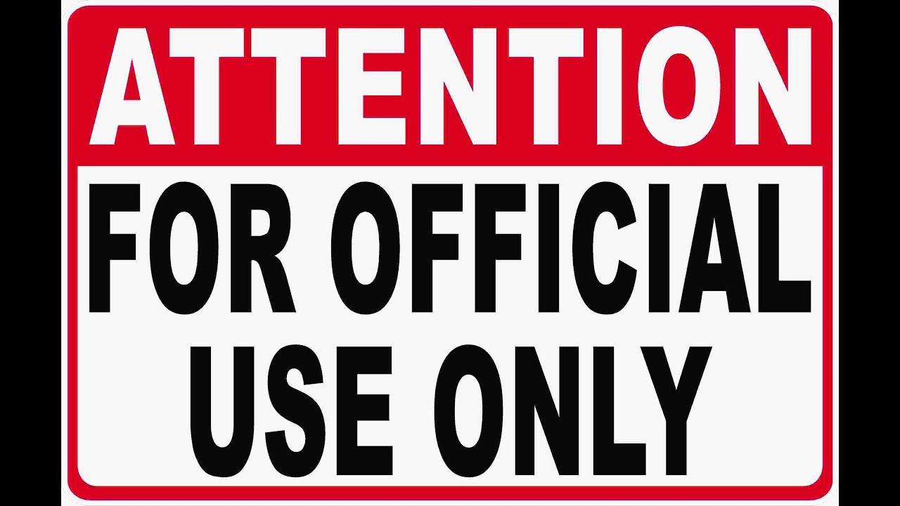 ATTN OFFICIALS- This Video Is In Regards To Those That Support Us. WE ...