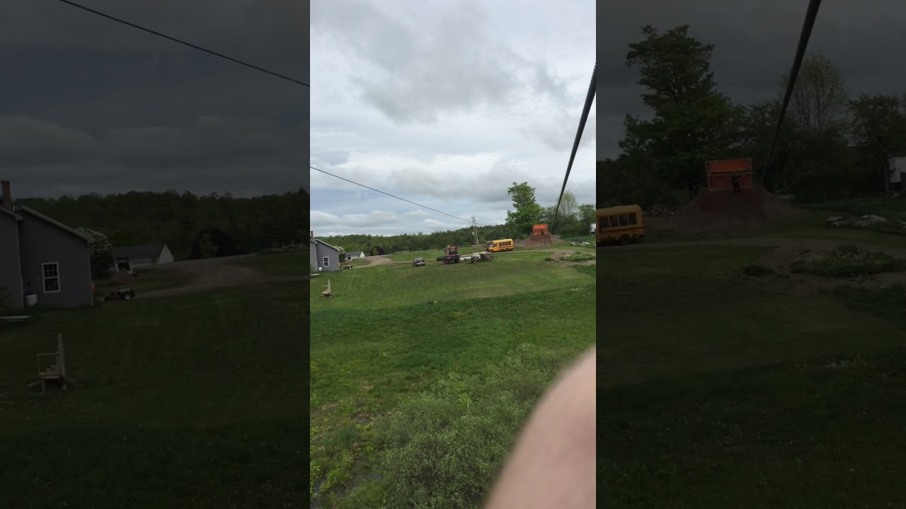 Zip Lining at GO Tubing, Central Maine - YouTube