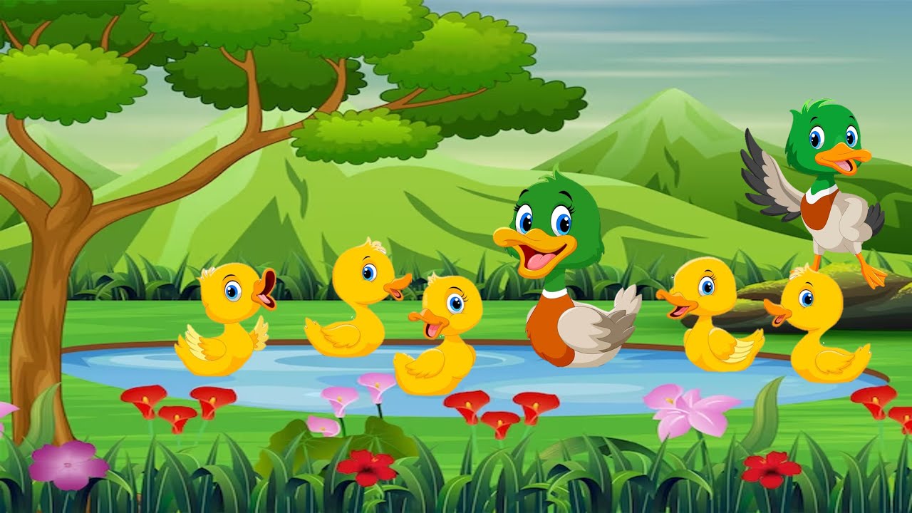 5 little ducks rhyme | Baby Duck Rhyme | Baby Duck Song - YouTube