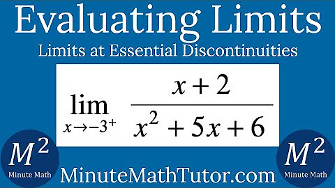 Limits at Essential Discontinuities - Calculus - YouTube