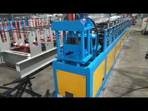 Louver frame machine/Roll forming machine - YouTube
