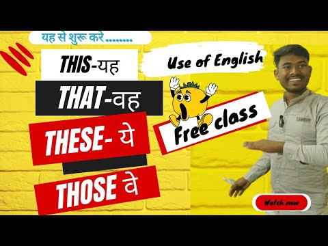 English grammar -this, that, these, those: meaning and use// This, That ...