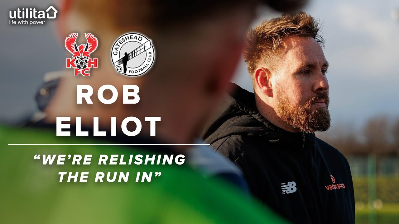 💬 "We're relishing the run in" | Rob Elliot pre-Kidderminster Harriers ...