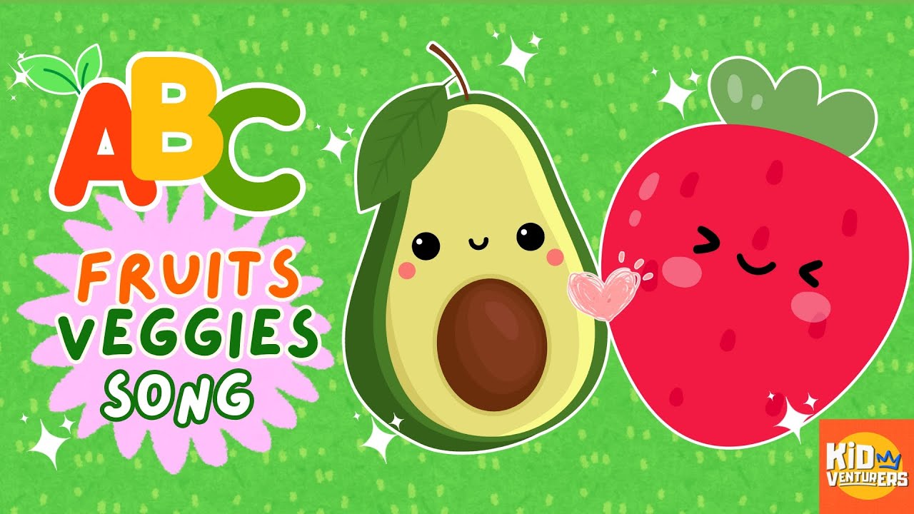 Fruit & Veggie ABC Song | Alphabet Song for Kids | Learn Fruits ...