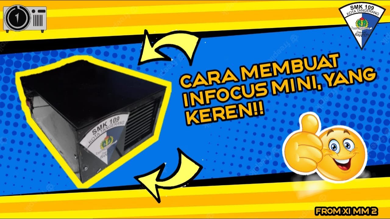 CARA MEMBUAT INFOCUS MINI DENGAN MUDAH dan MURAH! - YouTube