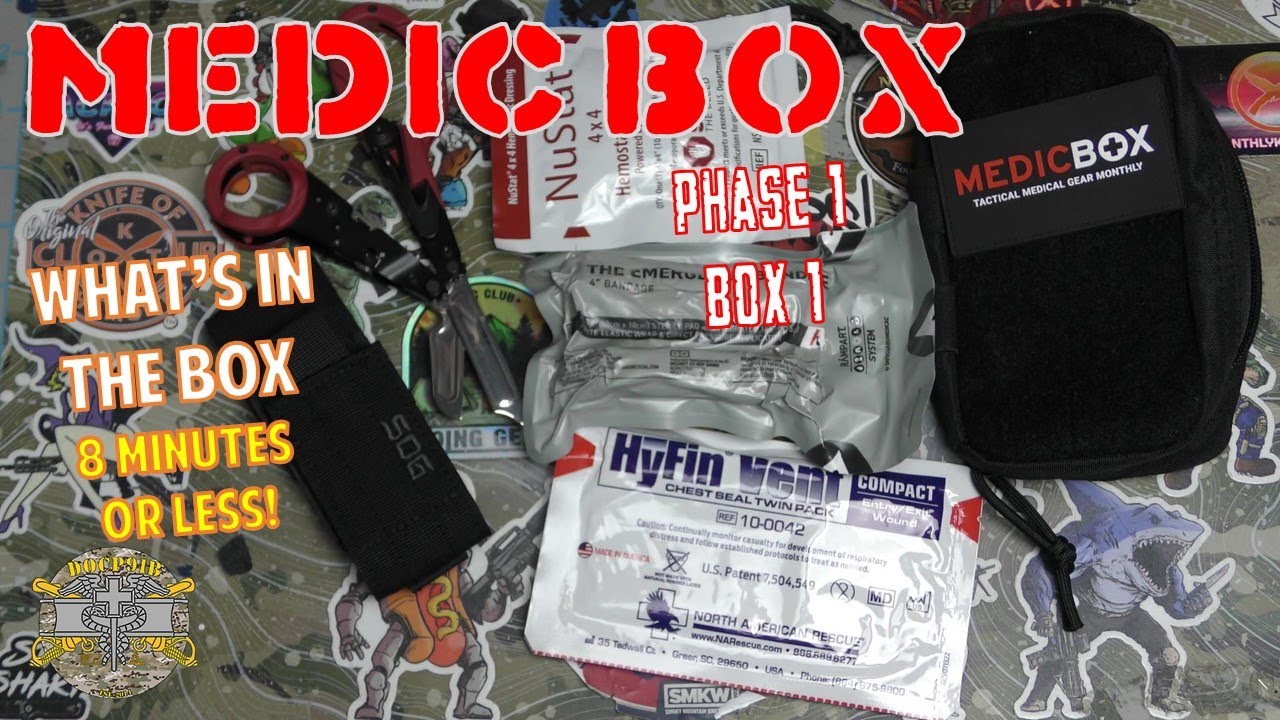 Medic Box Short Review 8 Minutes or Less - Box 1 Phase 1 Duty IFAK ...