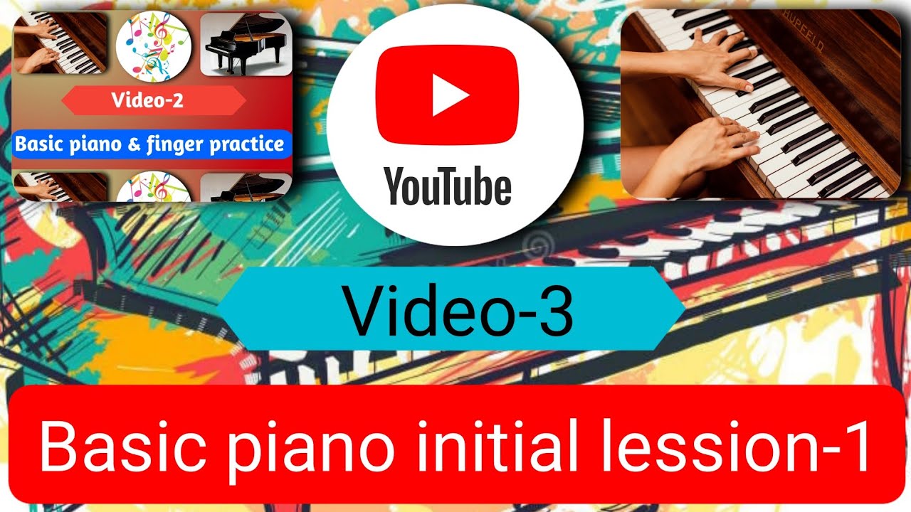 Basic piano initial lession-1 - YouTube