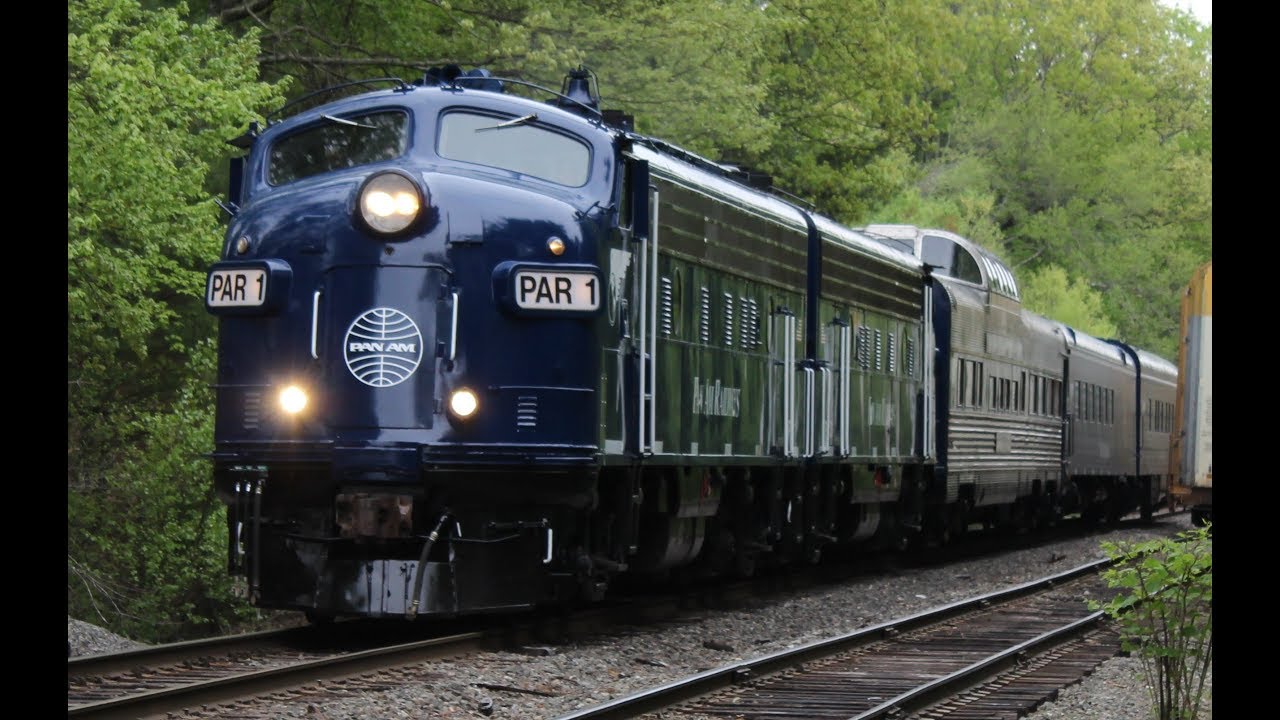 Living History - EMD FP9As Lead the Pan Am Railways OCS - YouTube