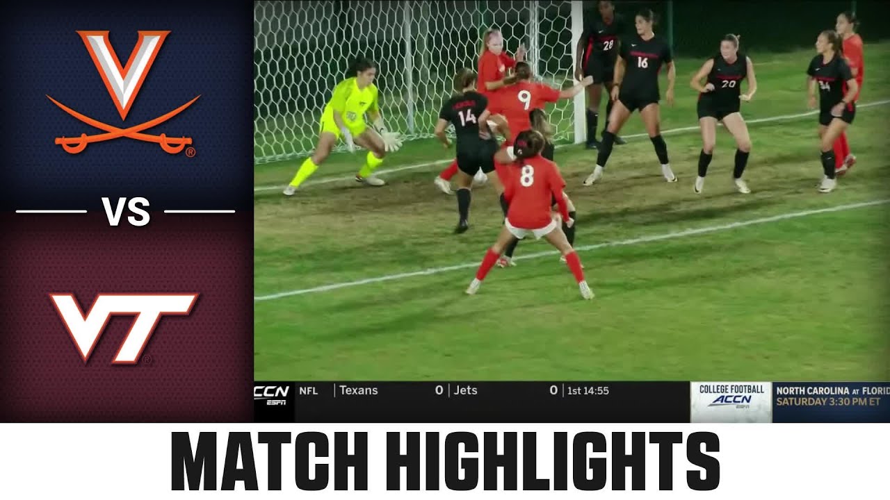 Virginia vs. Virginia Tech Match Highlights | 2024 ACC Women's Soccer ...