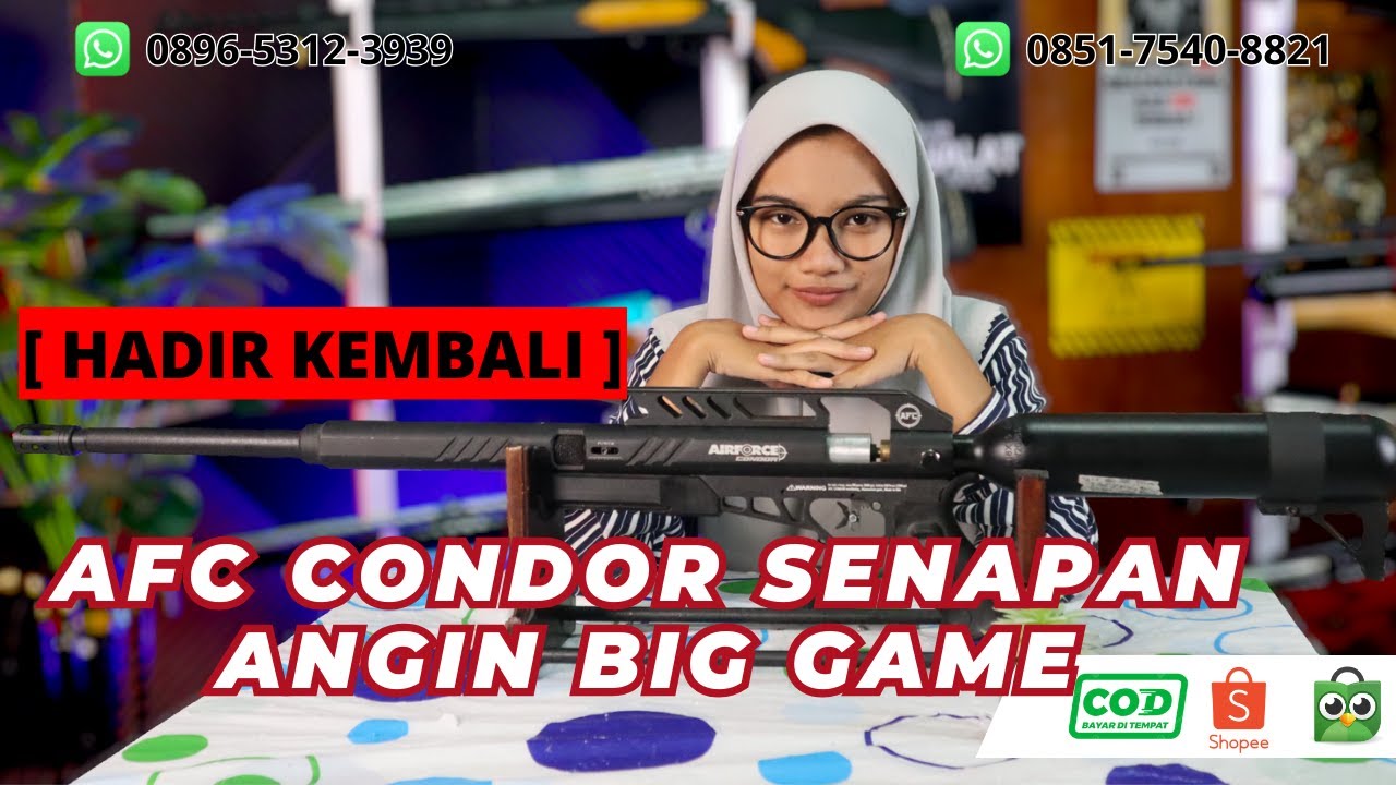 [ HADIR KEMBALI ] AFC CONDOR SENAPAN ANGIN BIG GAME TABUNG 500CC ...