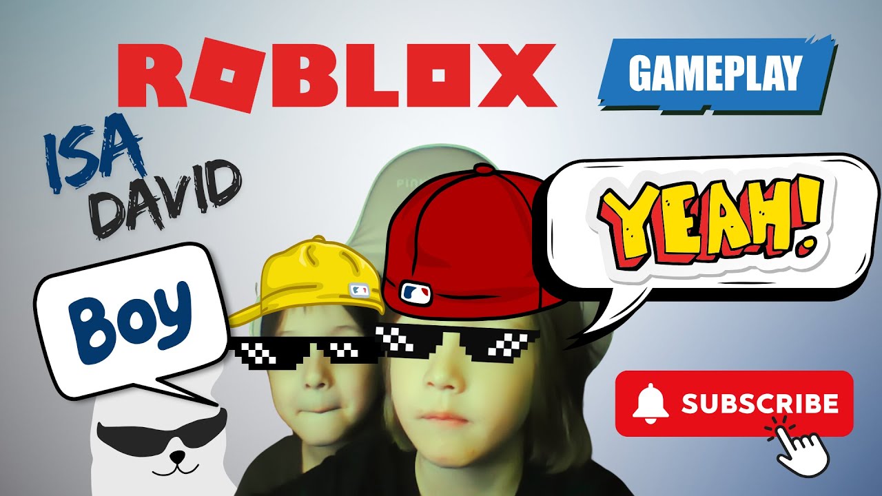 David & Isa Game play ROBLOX (Играют в роблокс, как всегда) - YouTube